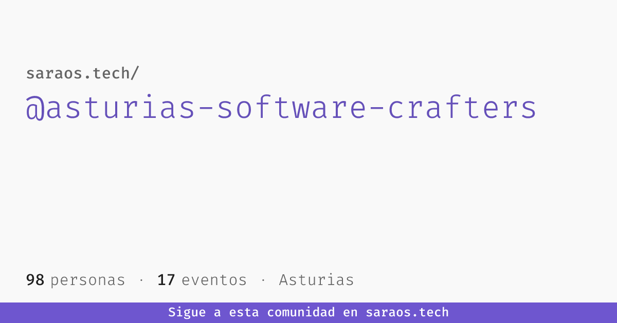 Asturias Software Crafters